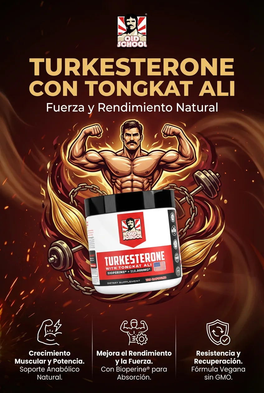 Turkesterone - Cápsulas de Ajuga Turkestanica con Tongkat Ali para Res ...